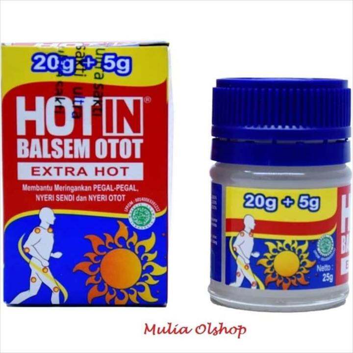 HOTIN Balsem Otot Extra Hot 25 g | Lazada Indonesia