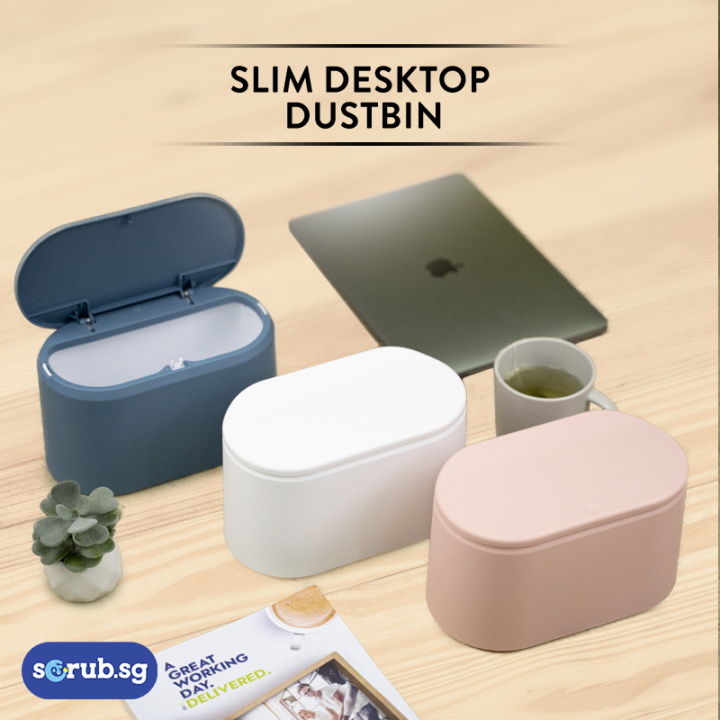Mini Desktop Dustbin | Slim, Minimalistc, Scandinavian Design | Rubbish ...
