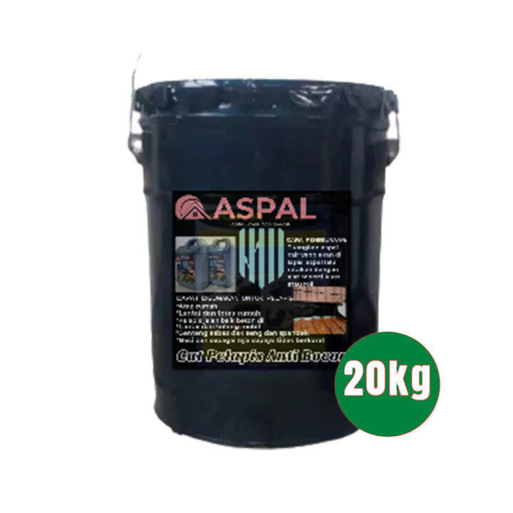 PELAPIS CAT TEMBOK WATERPROOF ASPAL CAIR 20 KG UNTUK ATAP DAK BETON ...