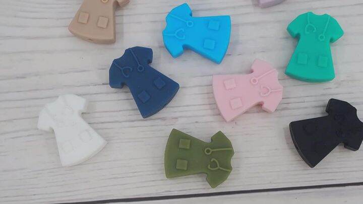 Chenkai 50ชิ้นหมอเสื้อลูกปัดซิลิโคน DIY โฟกัสลูกปัด BPA ฟรีทารกเคี้ยว D Ummy สร้อยคอ P Acifier ...