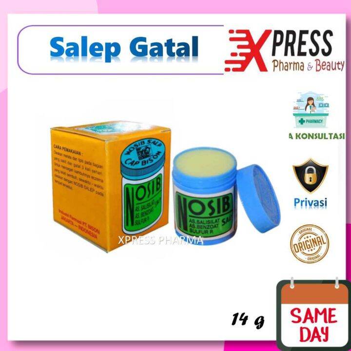 ⚡XPRESS⚡ Nosib Salep Gatal Cap Bison 6 gram dan 14 gram | Lazada Indonesia