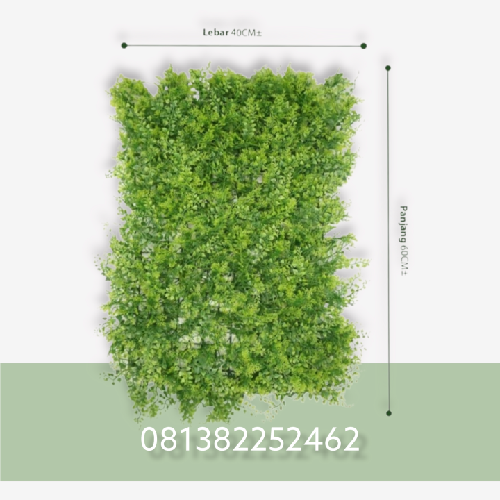 Daun rambat dinding pakis sintetis P 40cm x L 60cm 12 pcs | Lazada ...