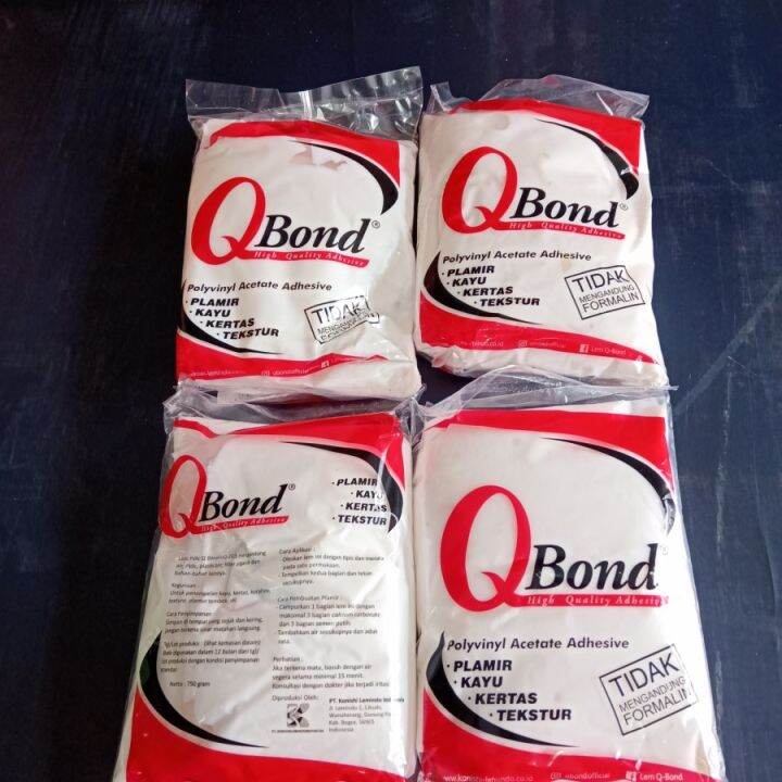 Lem Putih PVAC QBond 800gram untuk kayu triplek plywood florist meuble ...