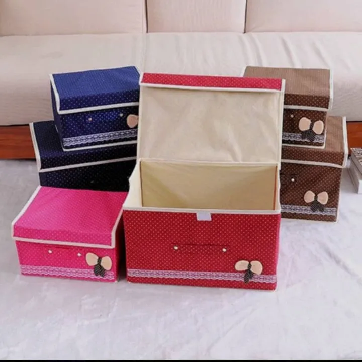 2in1 Foldable Storage Box Organizer | Lazada PH