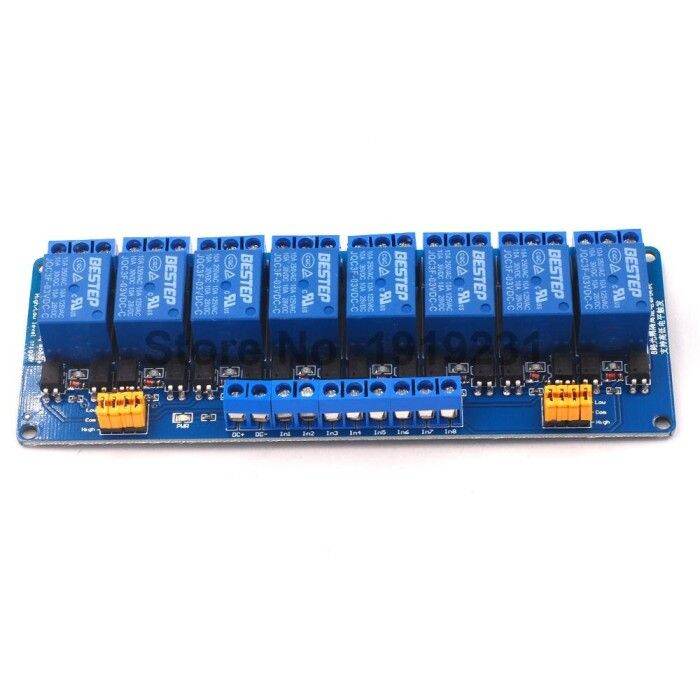 RELAY MODULE 3.3V 3V 8 CHANNEL DUAL INPUT HIGH LOW TRIGGER FOR ESP8266 - GENIUSSTORE9 | Lazada ...
