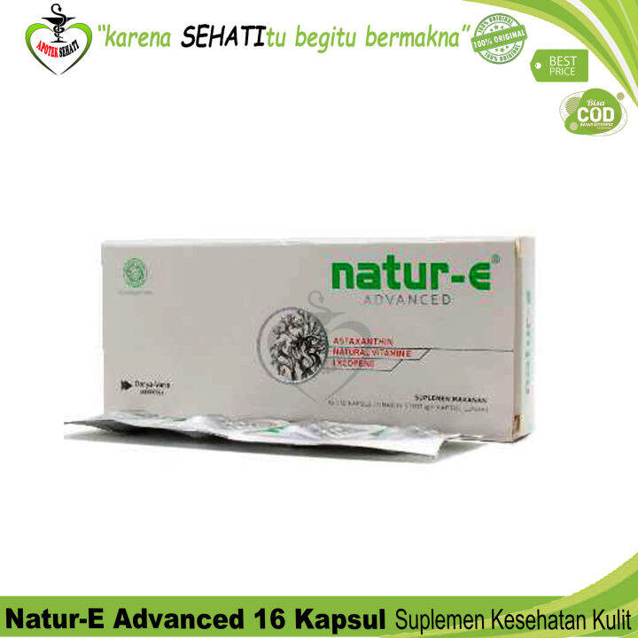 Natur E Advanced Vitamin Kulit 16 Kapsul Suplemen Kulit | Lazada Indonesia