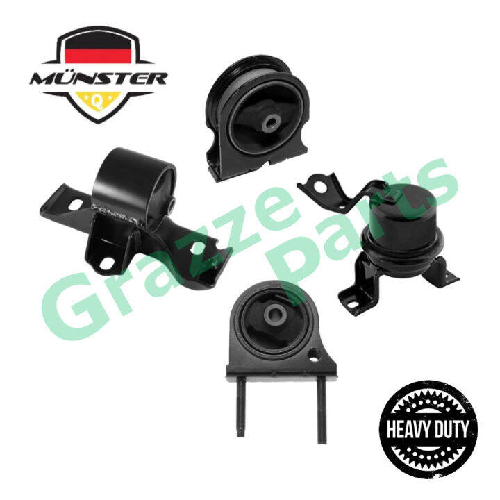 (4pc) Münster ^Heavy Duty^ Engine Mounting Set TOY2051 for Toyota Rav 4 ...