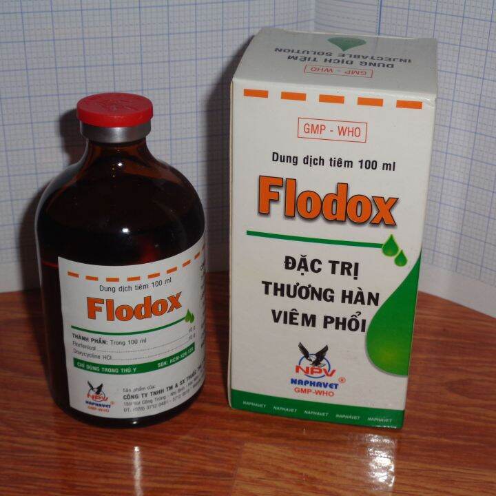 [KHÁNG SINH TIÊM 100ML] FLODOX ĐẶC TRỊ THƯƠNG HÀN VIÊM PHỔI, TỤ HUYẾT ...