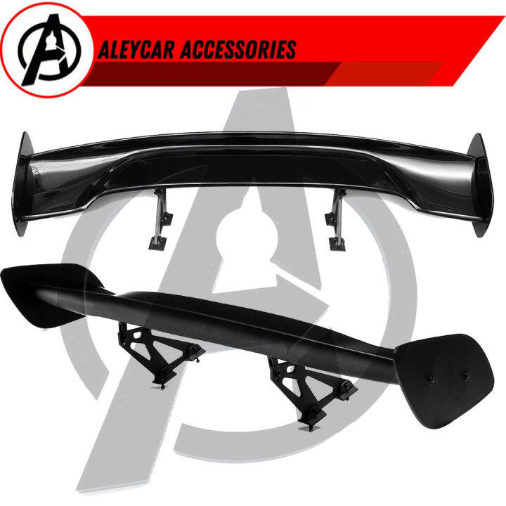 UNIVERSAL GT Wing Adjustable BLACK Hatchback Spoiler | Lazada