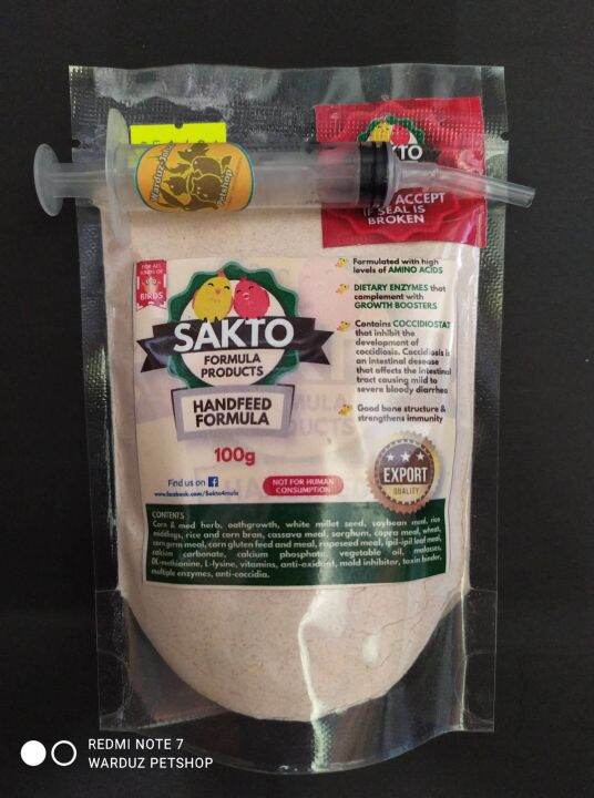 Sakto Handfeed Formula 100g | Lazada PH