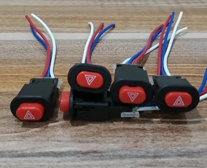 MOTORCYCLE HAZARD SWITCH DOUBLE FLASHER UNIVERSAL | Lazada PH