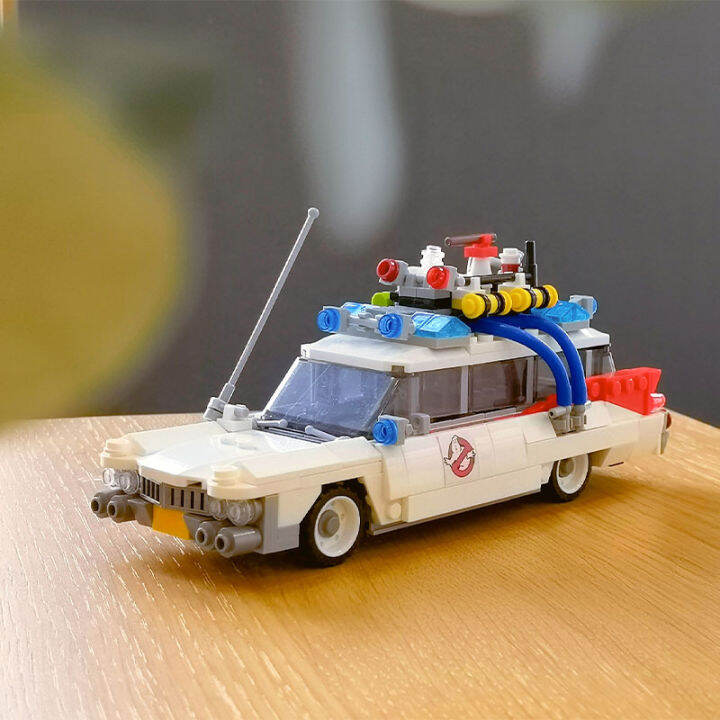 Technical Cars City Ghostbusters Ecto-1 Model Building Blocks MOC Movie ...