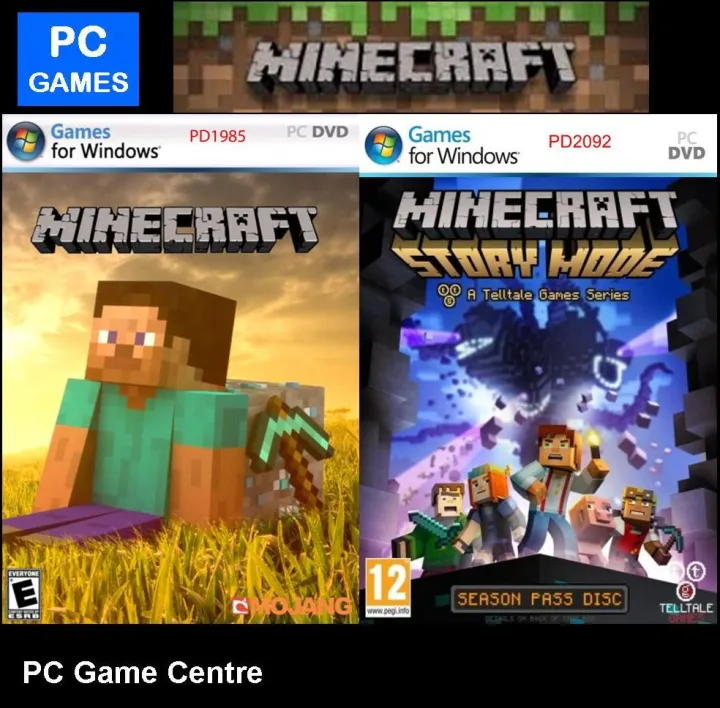 PC GAMES MINECRAFT / MINECRAFT STORY MODE - 1 DVD | Lazada