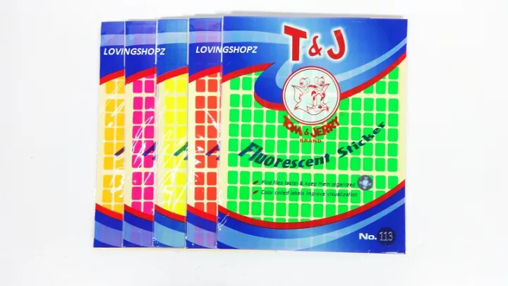 Label Tom & Jerry No.113 Warna, Sticker/Stiker/Tempelan Label Tom And ...