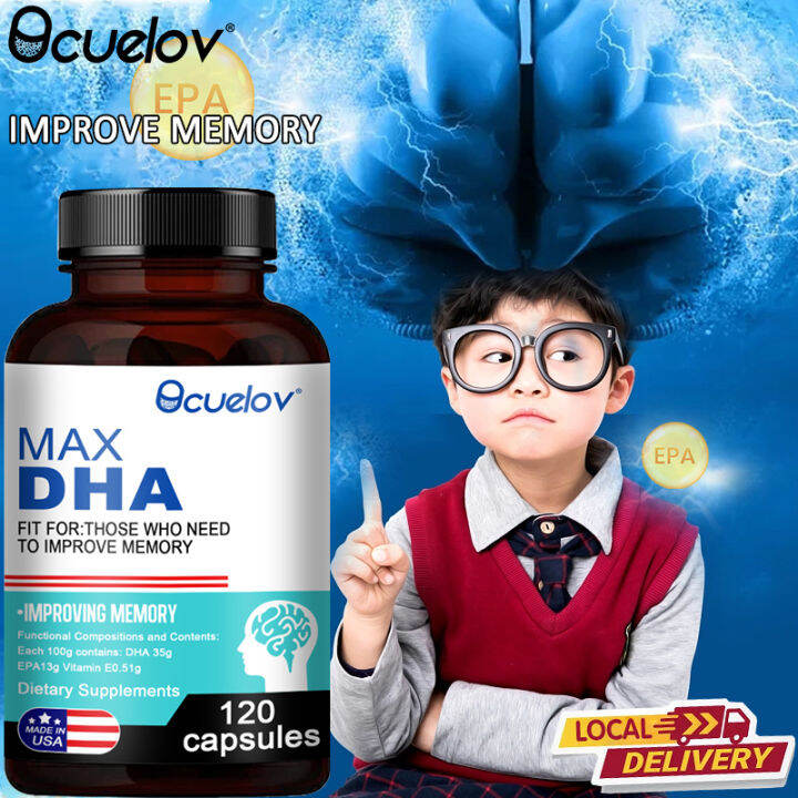 Bcuelov MAX DHA - Supports Brain Health and Cognitive Function ...