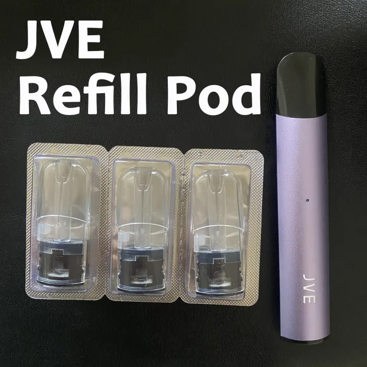 JVE Empty Pods Refillable 2ML Can be used 4-6 times Good Quality ...