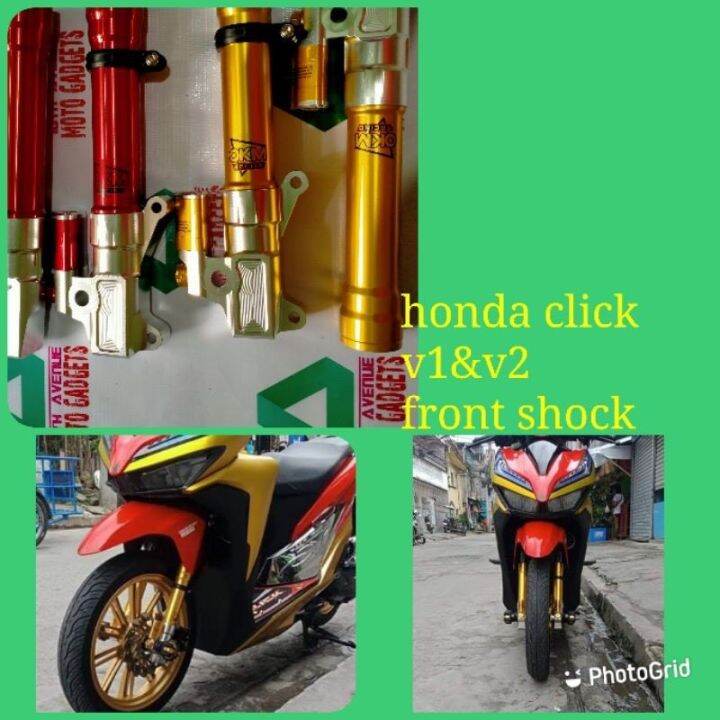 OKM RACING FRONT SHOCK FOR HONDA CLICK V3/ V1/V2/BEAT Fi V2/SCOOPY/GENIO | Lazada PH