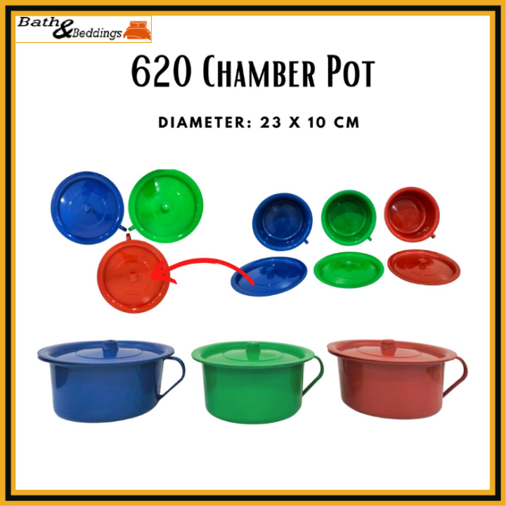 Medium Size Chamber Pot/ Plastic Champer Pot/ Peeing Pot/ Arinola for ...
