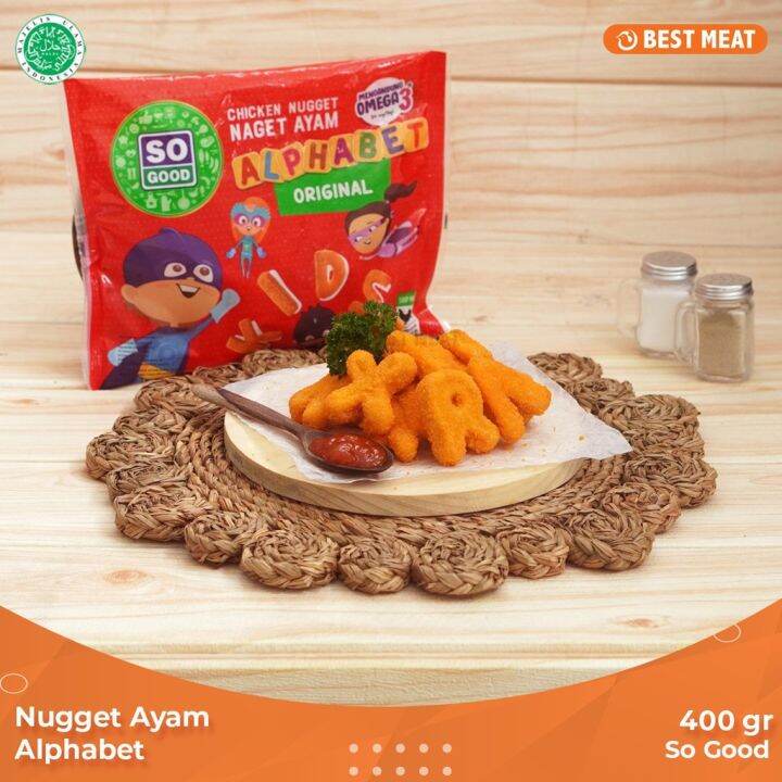 Nugget Alphabet So Good 400 gr - Nugget Pilihan Anak yang Lezat dan Tinggi Protein | Lazada ...