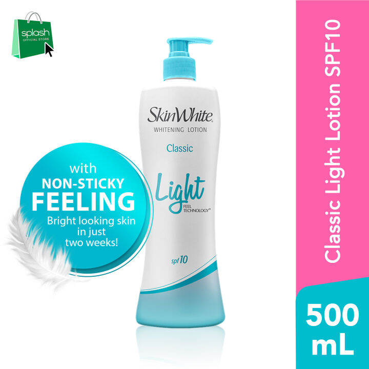 SkinWhite Whitening Lotion Classic Light Non-Greasy Moisturizing SPF10 ...