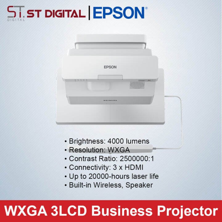 Epson EB-725Wi WXGA 3LCD Interactive Laser Projector EB725Wi EB725 | Lazada Singapore