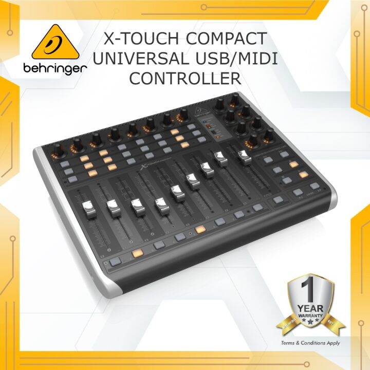 [100% AUTHENTIC] BEHRINGER X-TOUCH COMPACT Universal USB/MIDI ...