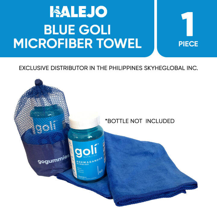 Goli Microfiber Towel - Blue | Lazada PH
