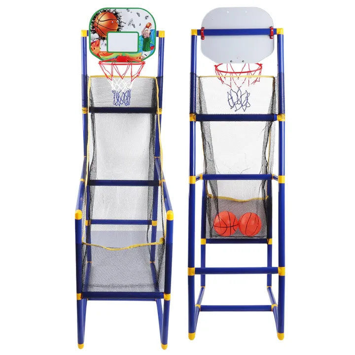 （HOT）Kids Arcade Basketball Game Set Includes Basketball Stand Net Hoop ...