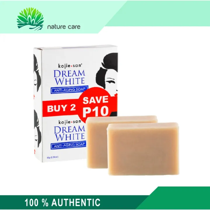 Kojie San Dream White Anti-Aging Soap 2 Bars - 65g | Lazada PH