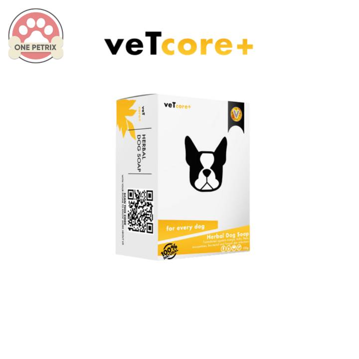 Vet Core+ Plus Herbal Anti Tick and Flea Dog Soap 120g | Lazada PH