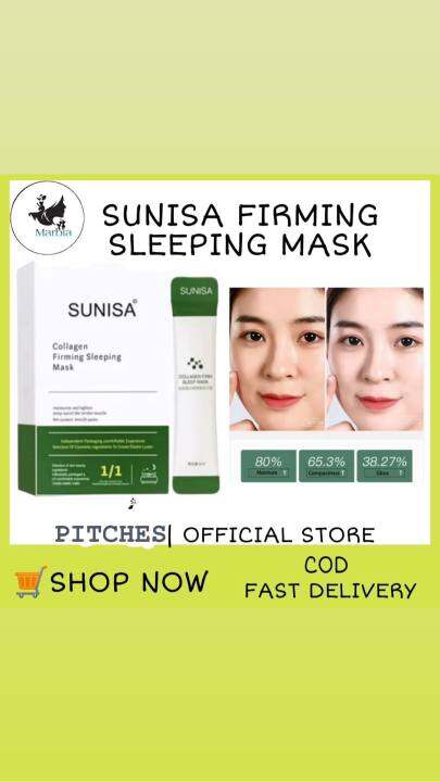 BUY 1 TAKE 1 ORIGINAL [20PCS/BOX] Sunisa Collagen Firming Sleeping Mask ...