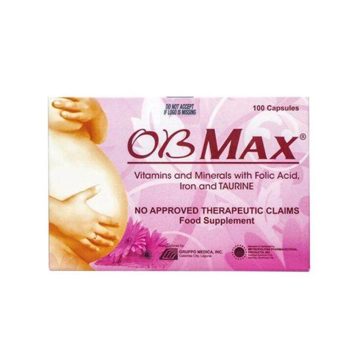 OB Max with Taurine Capsule - 20s | Lazada PH