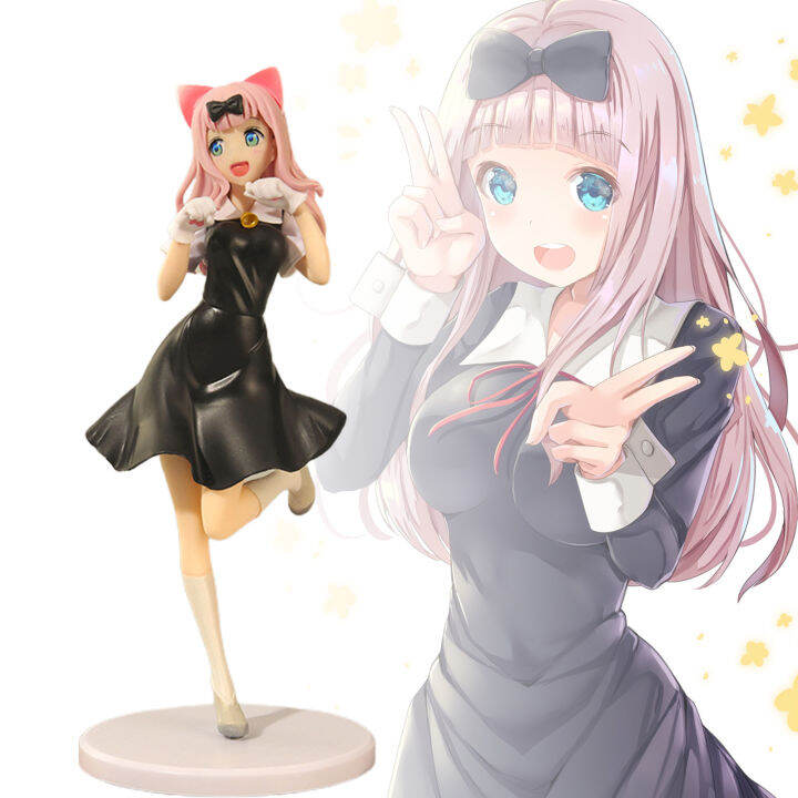 Microgood Shinomiya Kaguya Tokoh Tamuya, Sama: Love Is War PVC Model Koleksi Patung Kecil Lucu ...
