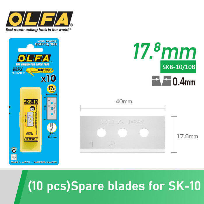 REFILL Cutter BLADE OLFA SKB-10 Spare blades for SK-10 Olfa | Lazada Indonesia