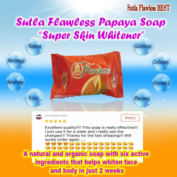 Original Sutla Flawless Papaya Soap 60g | Lazada PH