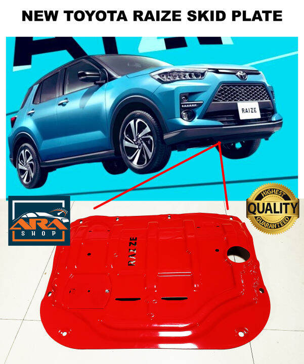 SKID PLATE TOYOTA RAIZE 2021 2022 UNDER ENGINE PROTECTOR / UNDER ENGINE ...