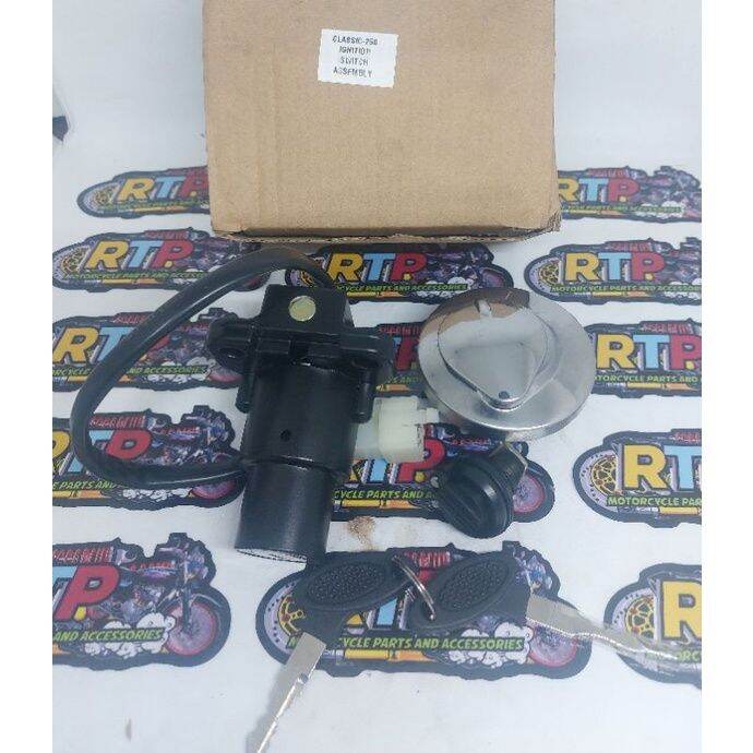 RUSI CLASSIC 250 IGNITION SWITCH ASSEMBLY WITH TANK CAP | Lazada PH