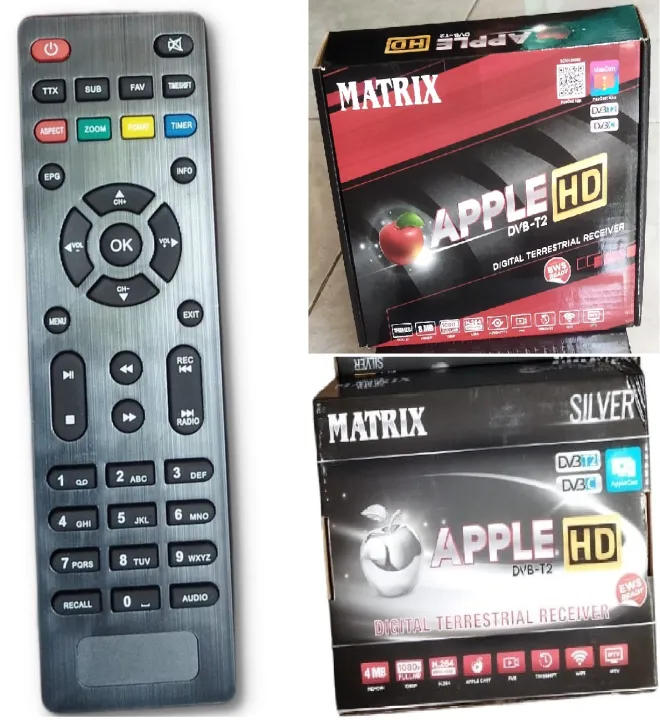 REMOTE, REMOTE, REMOTE STB Matrix ,remot yang bisa untuk STB Matrix ...