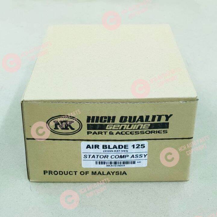 ACG STATOR COIL ASSY - HONDA - AIR BLADE 125 [31220-K27-V01] (NK) | Lazada