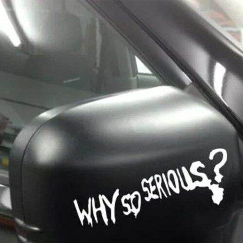 Stiker Motor Cutting Why So Serious Sticker Viral Tulisan Keren ...