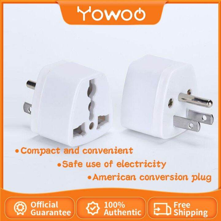 YOWOO american style Travel Power Plug Conversion Adaptor Adapter ...