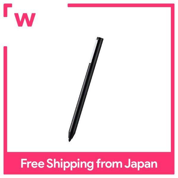 ELECOM Active Touch Pen ชาร์จใหม่ได้ [รุ่นเอนกประสงค์] หัวปากกา P-TPACST02BK สีดำเปลี่ยนได้ ...