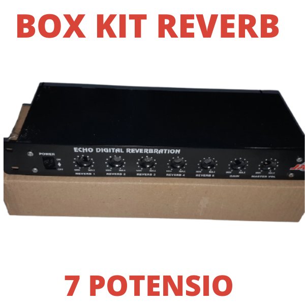 BOX KIT REVERB 7 POTENSIO "BOX REVERB KOSONGAN"BOX KOSONGAN"BOX ...