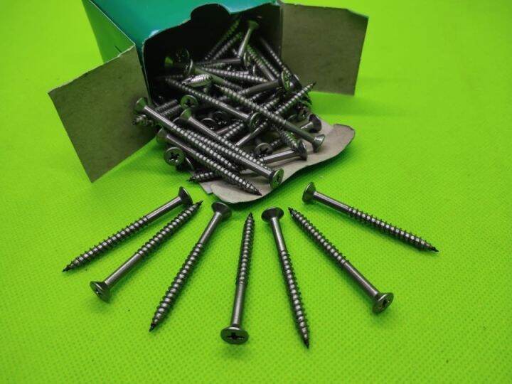 MG - Skrup Sekrup Kayu 2 Inch Hitam Kepala Kembang Plus (+) 2 Inch ...