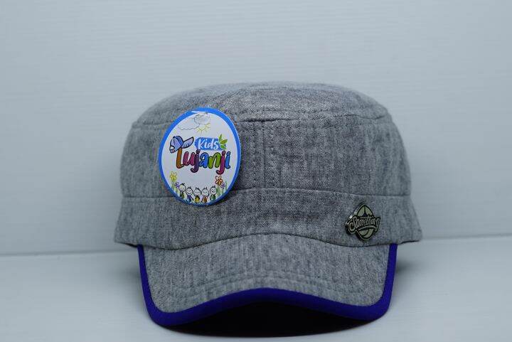 TOPI KOMANDO ANAK PIN BESI | TACTICAL | ABU MUDA | Lazada Indonesia