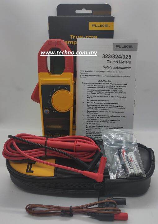 Fluke 325 AC/DC True-rms Clamp Meters | Lazada