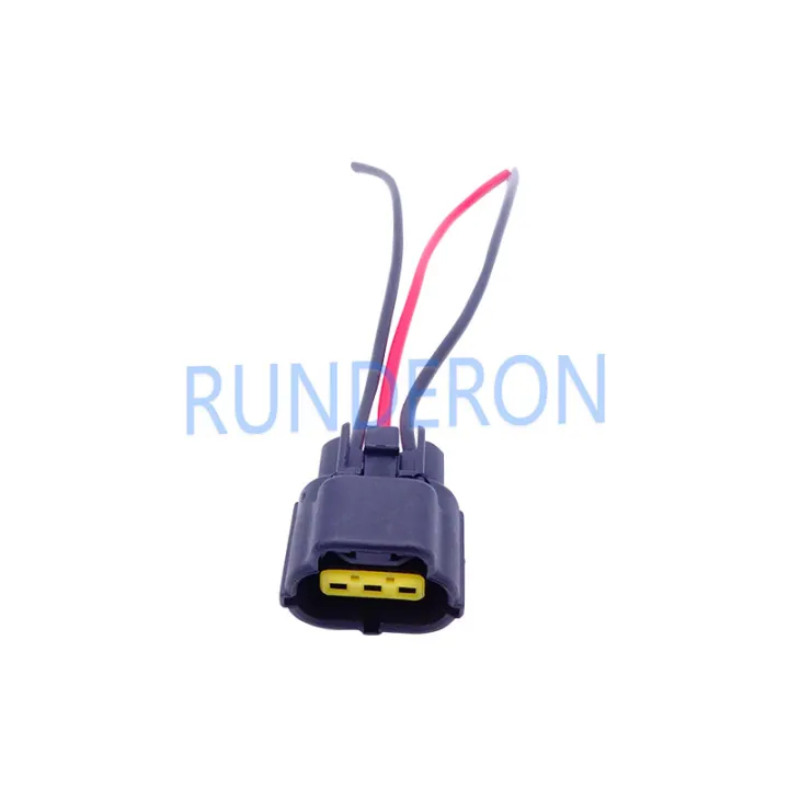 3Pin Common Rail System Fuel Pressure Sensor Harness Connector Socket ...