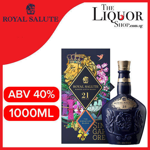 (1L) Royal Salute 21 Year Old The Signature Blend Singapore Edition Blended Scotch Whisky ...