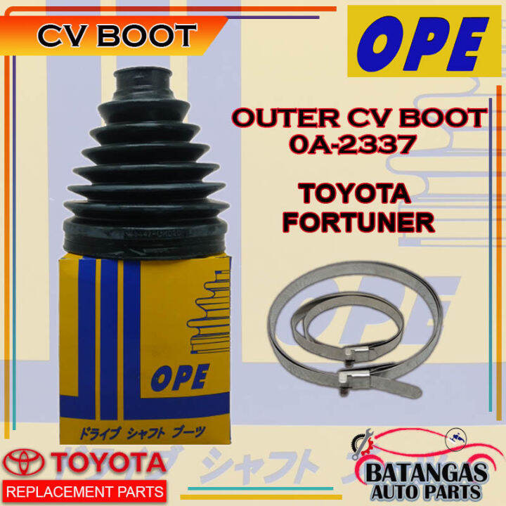 CV Boot ( OUTER ) Toyota Fortuner OPE Part no.: 0A-2337 (43447-0K020 ...