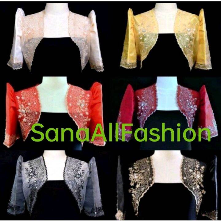 Filipiniana bolero embroidery designs | Lazada PH